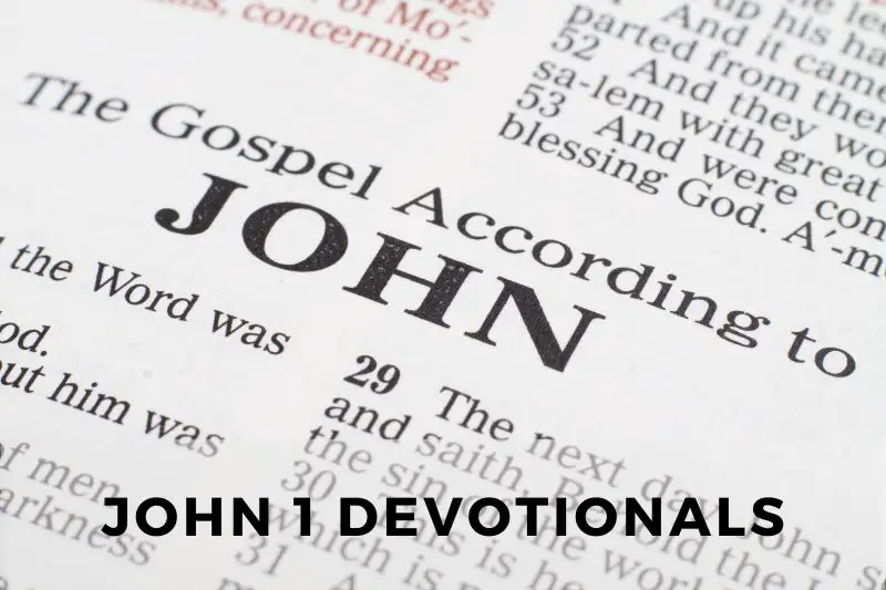 Sample Devotionals on John 1 - DEVOTIONALS FOR TODAY