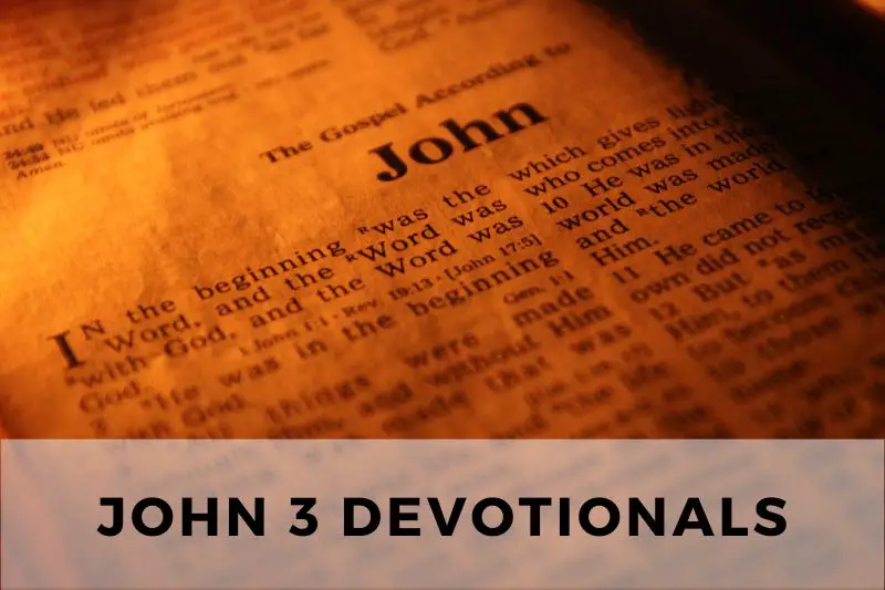 Sample Devotionals on John 3 - DEVOTIONALS FOR TODAY