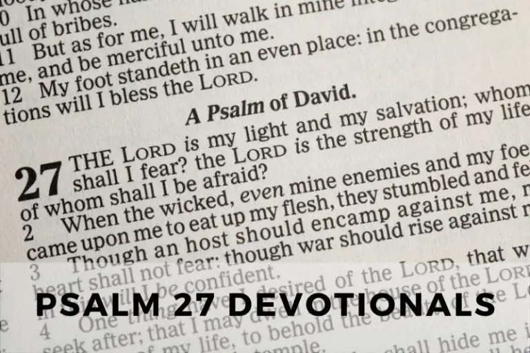 Psalm 27 Devotionals: Seeking God’s Strength and Protection ...