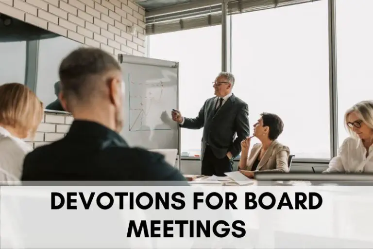 Devotions for Board Meetings That Will Inspire Unity - DEVOTIONALS FOR ...