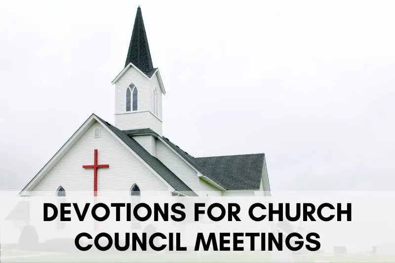 Grace-Filled Devotions for Church Council Meetings - DEVOTIONALS FOR TODAY