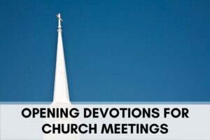 Faith-Filled Opening Devotions for Church Meetings - DEVOTIONALS FOR TODAY